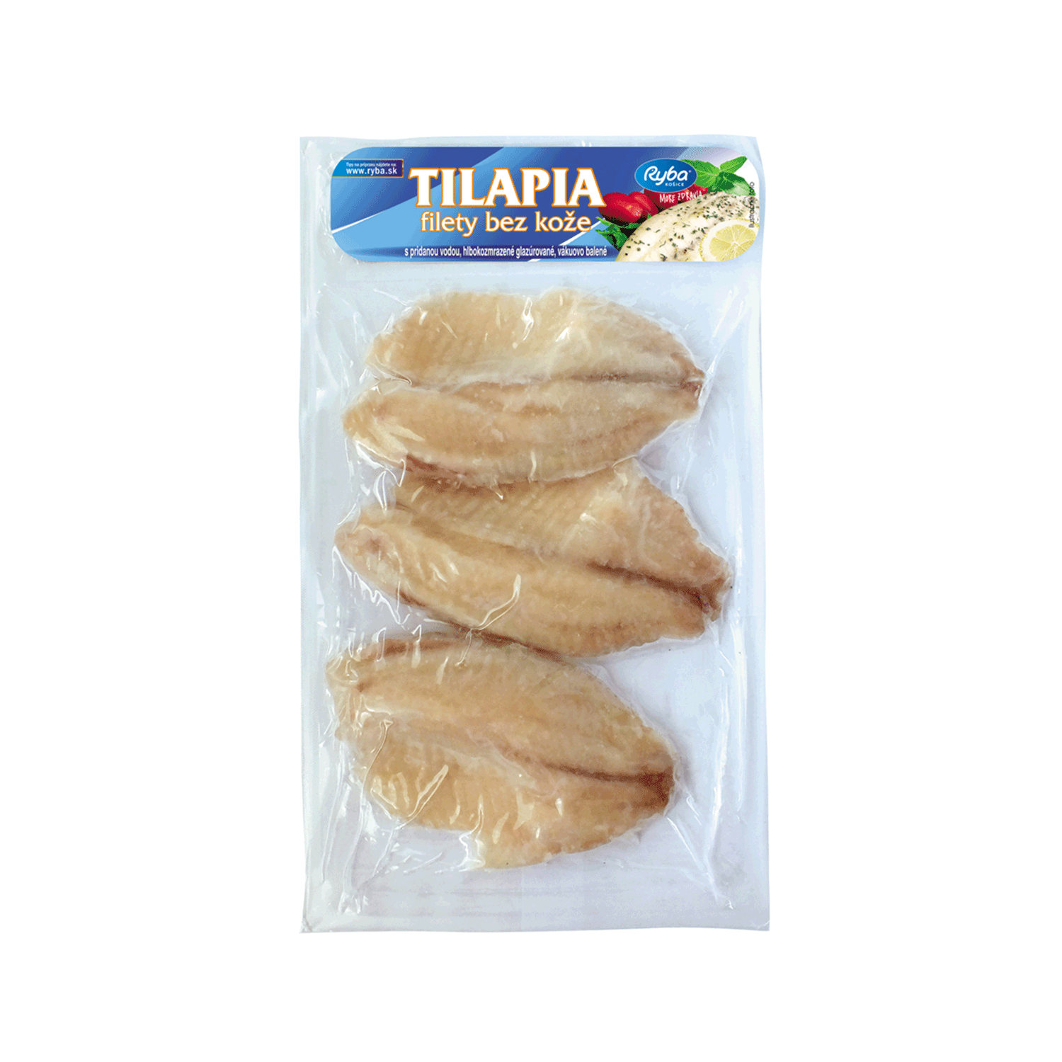 RYBA Tilapia filety, 400g (A) | slovenský výrobca - treska - Ryba Košice