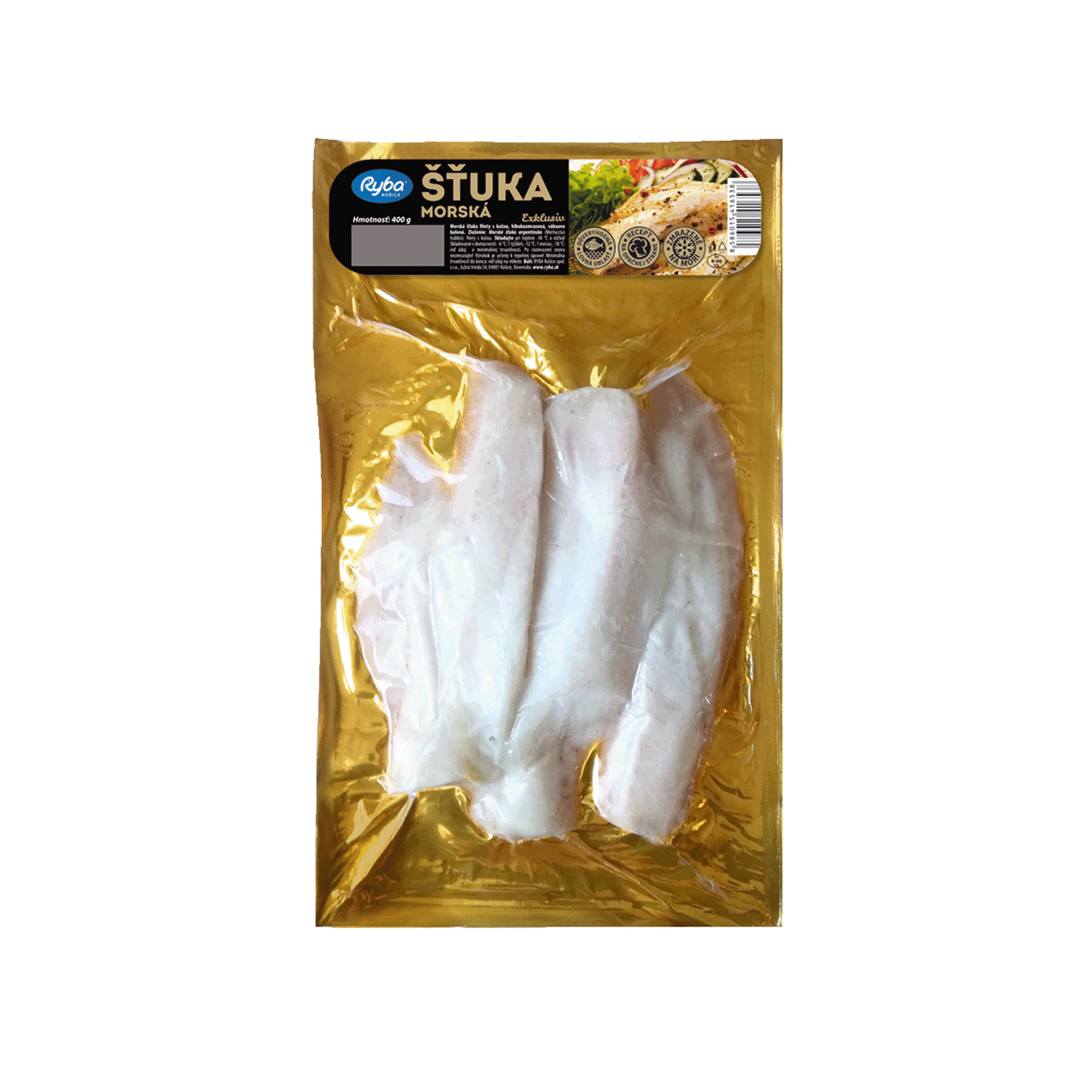 MR-RYBA Morská šťuka filety, 400 g (vák.bal.) (A) | slovenský výrobca ...