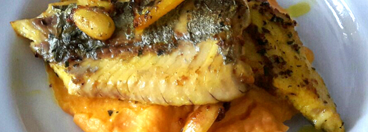 Hoki na kurkume a mandliach s batatovým pyré | slovenský výrobca ...